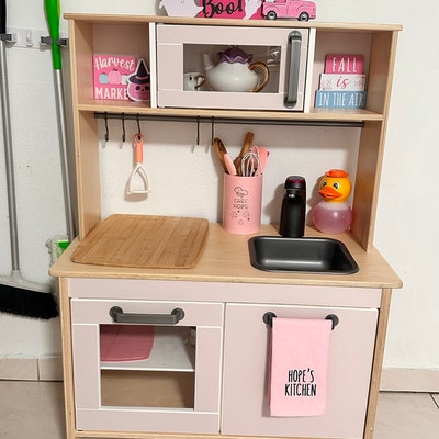 Boho Rainbow Kids Kitchen Accessories, Pretend Play, Toy Oven Mitt, Toy ...