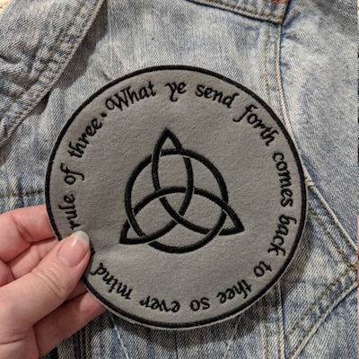 Rule of Three Pagan Machine Embroidery Design for 5x7 Hoop Size ...