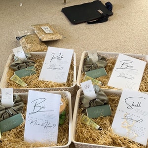 Page Boy Gift Mini Proposal Box Black Socks Bow Tie Mini - Etsy