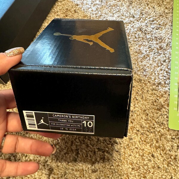 Editable Shoe Box Label Canva Template, Bridesmaid Groomsman Proposal ...