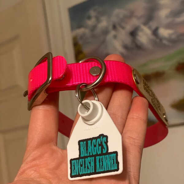 Custom Dog Tag Allflex Livestock Tags - Laser Engraved Personalized Pet ...