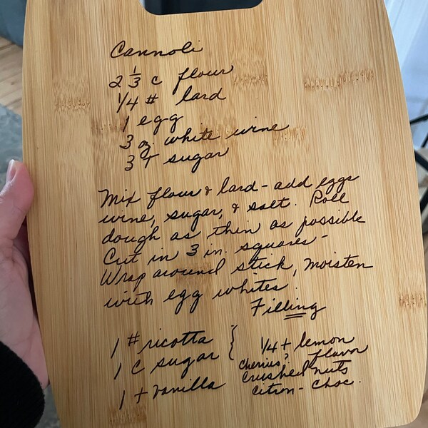 Recipe Magnet Handwritten Engraved Recipes, 5x7 Size - Etsy