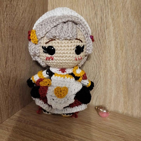 Crochet PDF Pattern: furina Chibi Amigurumi - Etsy