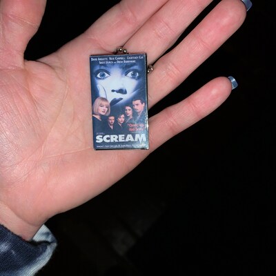 Scream Classic Horror Vhs Dvd Bluray Movie Keychain - Etsy