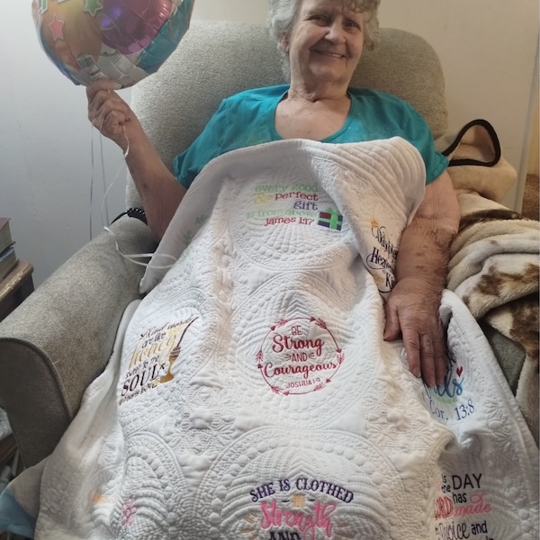 Lap Size Prayer Blanket - Etsy