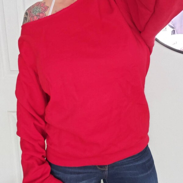 Cheer Mom off Shoulder Raw Edge Sweatshirt for Women // GLITTER ...