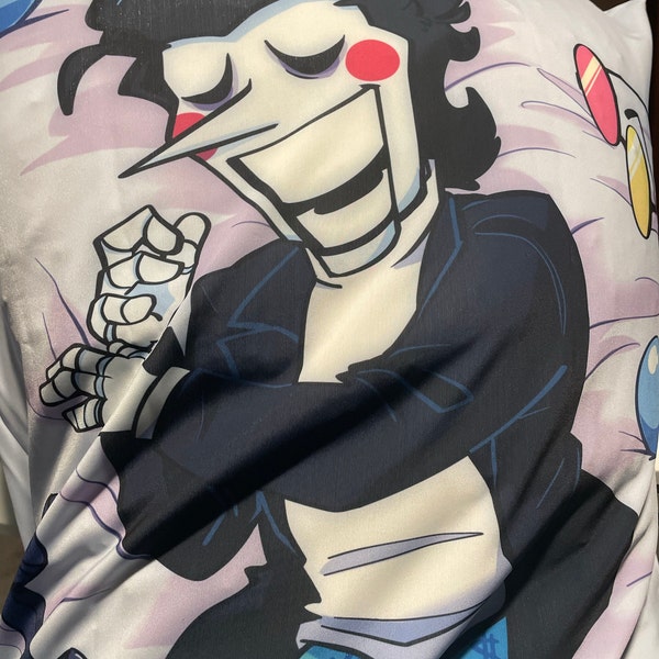 Spamton Deltarune Pillow Case Dakimakura - 2-way Tricot 20x28” - Etsy