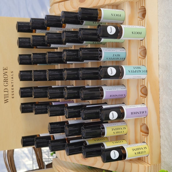 Modern Roller Bottle Display for 10 Ml Bottles - Multiple Sizes With ...