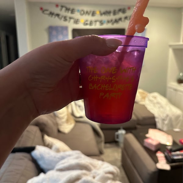 Friends Birthday Cups, Friends Theme Party, Friends Cups, Friends ...