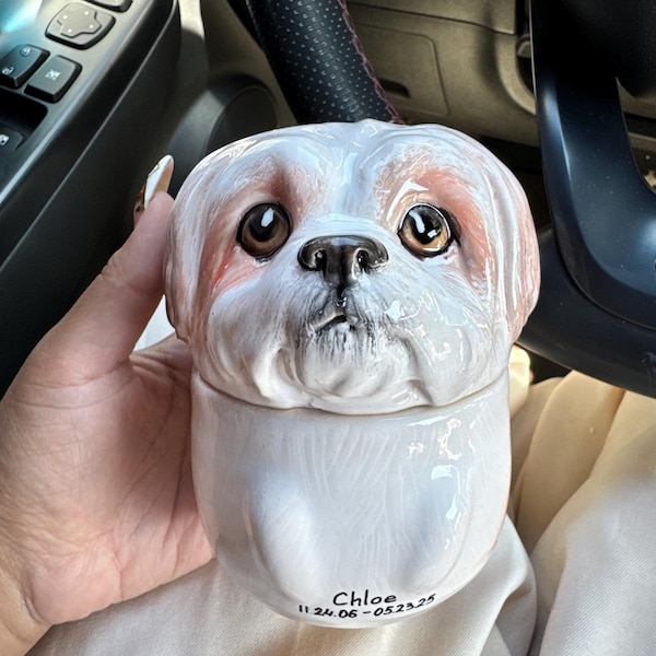 Orange Fox Jar, Fox Pottery Container, Handmade Sugar Bowl With Lid ...