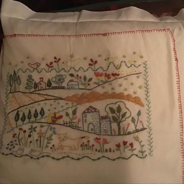 Barney Park Stitching Sampler - Etsy