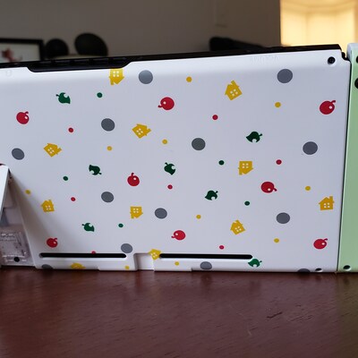 Custom Animal Crossing Themed Nintendo Switch Back Plate OLED Version ...