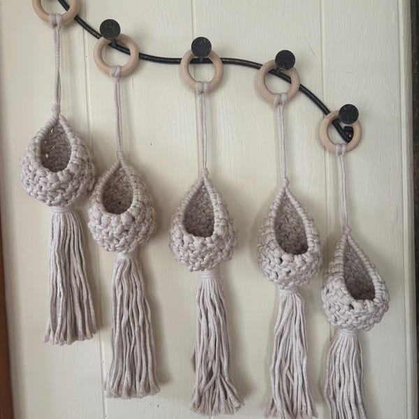 Handmade Macrame Sun Catcher - Boho Wall Hanging - Unique Dream Catcher ...