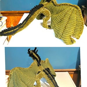 Crochet Giant Wyvern Dragon PDF Pattern digital Pattern Only, NOT the ...