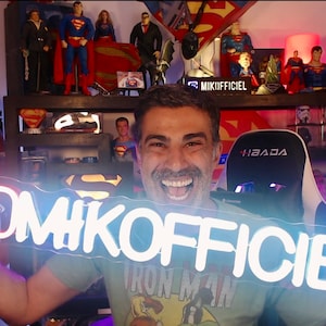 Custom Youtube Neon Sign Neon Youtuber Light Custom Youtuber Neon Sign ...