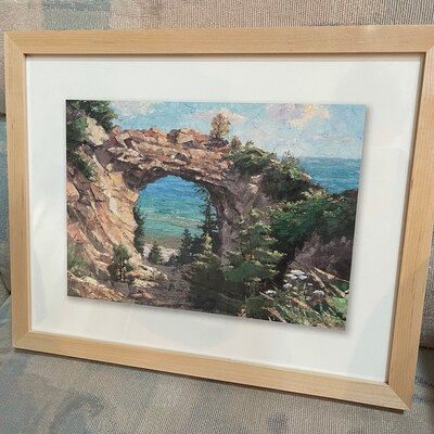 Hard Maple Wooden Picture Frame, Natural Wood Custom Picture Frames ...