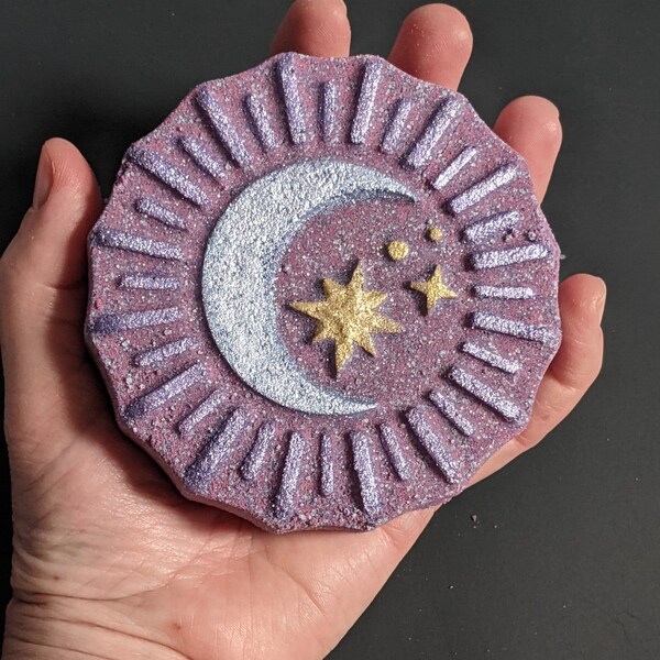 Celestial Moon Mold | Bath Bomb Mold | Soap Mold | Wax Mold | Plastic ...