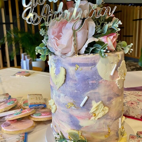 Tropical Luau Hibiscus Cake Topper Hawaiian Celebration 1, 2 or 3 ...