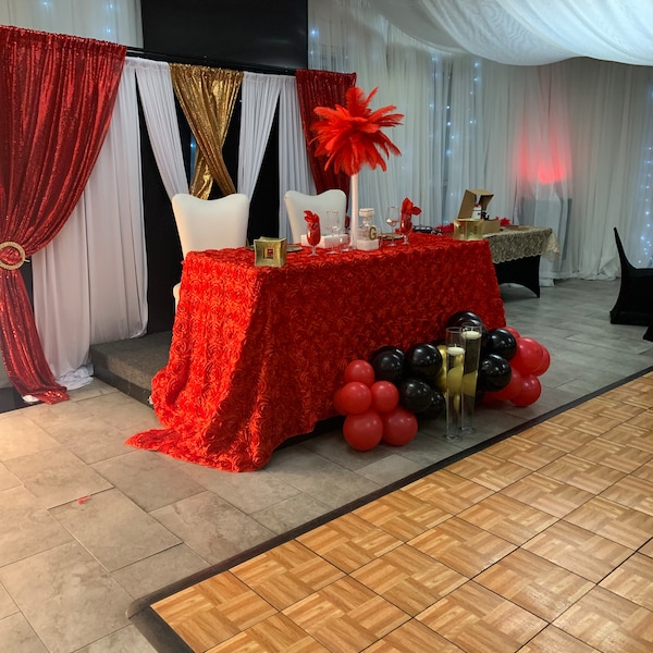 10ft Triple Cross Bar Backdrop Stand, DIY Adjustable Heavy Duty ...