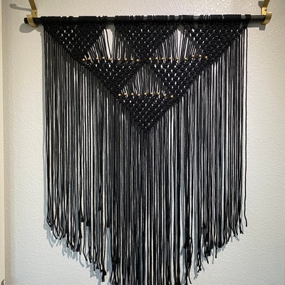 Macrame PATTERN Written PDF Digital File Instant Download Tapestry Wall ...