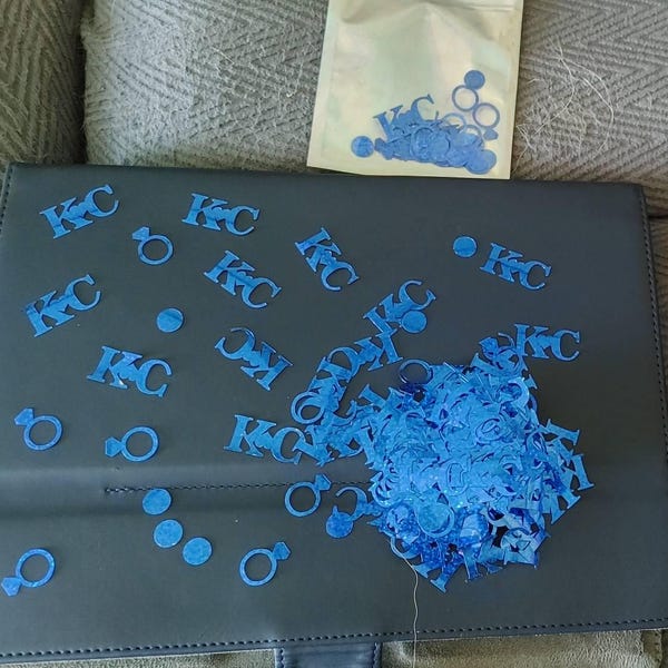 Personalised Engagement/wedding Confetti / Engagement Table Decor ...