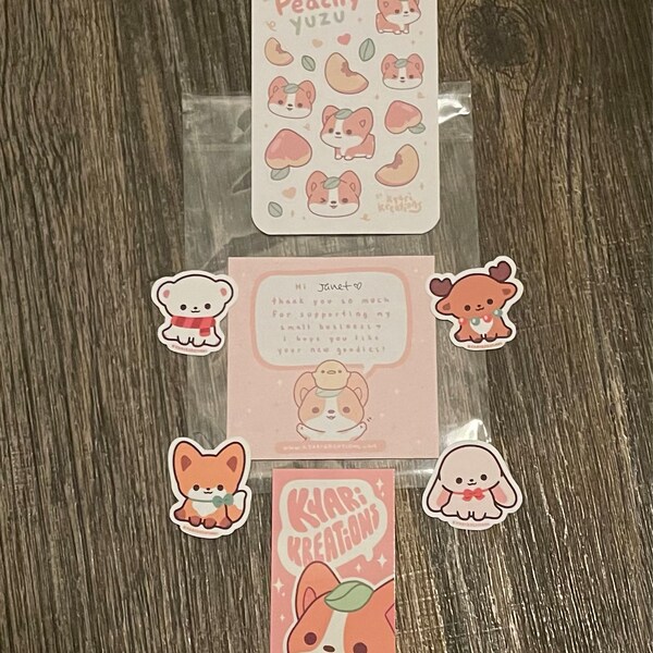 Peachy Corgi Sticker Sheet, Kawaii Corgi Stickers, Cute Peach Planner ...