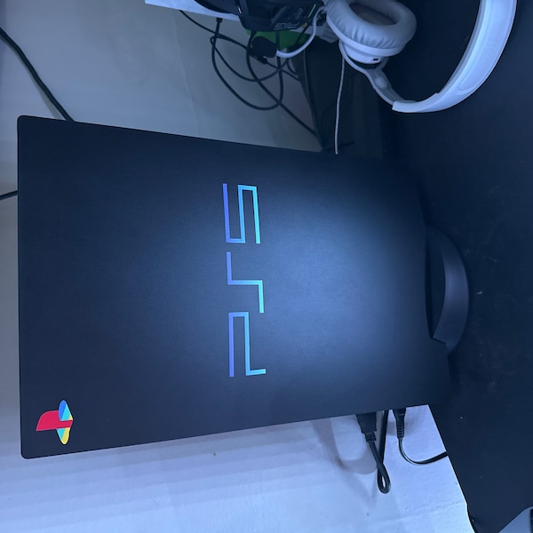 Retro PS5 Playstation 2 Logo Sticker, PS2 Logo Vinyl Decal Sticker for ...