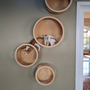 SET HUIZEN voor KATTEN, Modern Cat Furniture, Cadeau voor Cat Lover ...