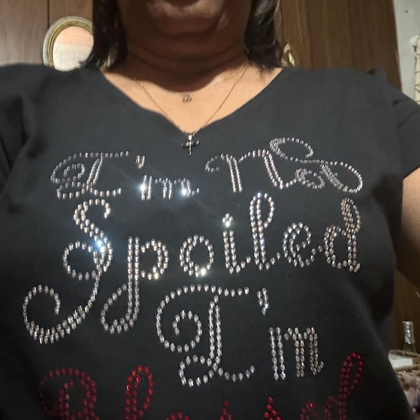 Custom Football Team and Colors RHINESTONE Mega Bling Shirt, Football ...