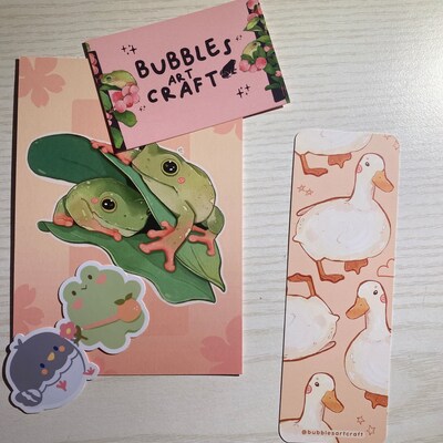 Duck Bookmark You're on This Page Cute Bookmark Double Printed ...