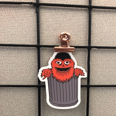 Gritty the Grouch Philadelphia Flyers Mascot NHL Vinyl Sticker - Etsy