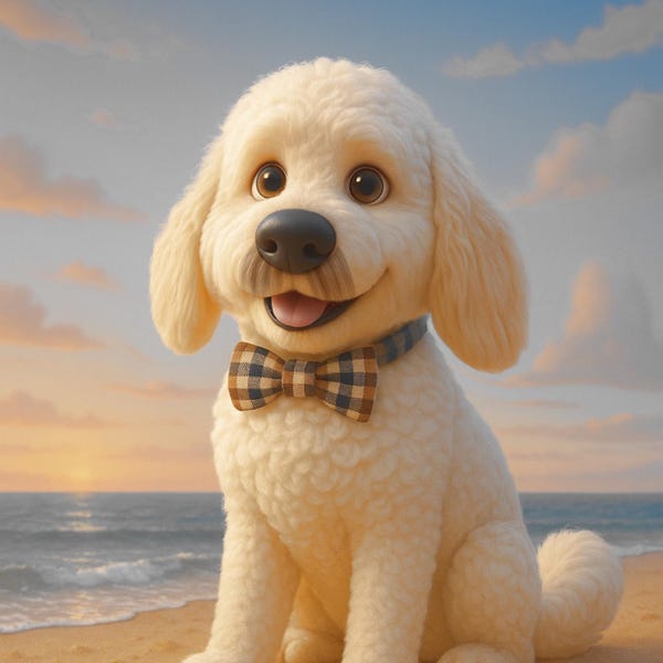 Personalized Cartoon Pet Portrait, Custom Cartoon Pet Portrait, Dog ...