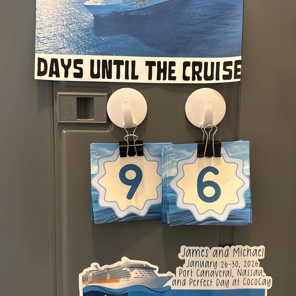 Custom RCL Cruise Door Magnet| Personalized Cabin Decor| Fun Cruise ...