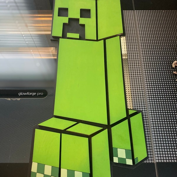 Creeper Minecraft Svg/ Creeper Cricut File/ Creeper Layered Color ...