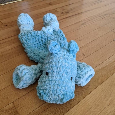 Chuflippo the Chunky Floppy Hippo Amigurumi Crochet Pattern - Etsy
