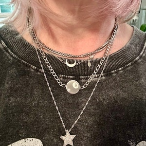 Spinning Out Necklace Engraved Circle Chain Pendant Necklace - Etsy