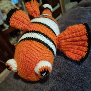 PDF Knitting Pattern Dory Blue Tang Fish Finding Nemo - Etsy