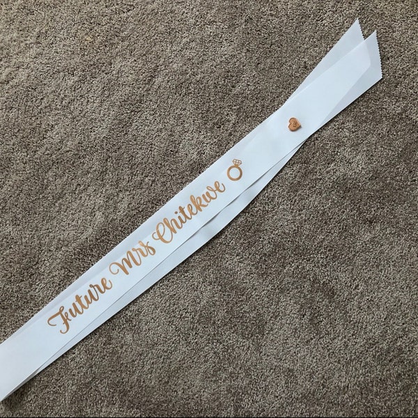 Custom Hens Party Sashes With Pin Included / Bachelorette Party Sash ...