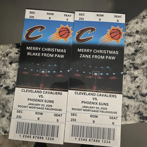 Physical Sporting Event Ticket | Customizable Football Ticket ...