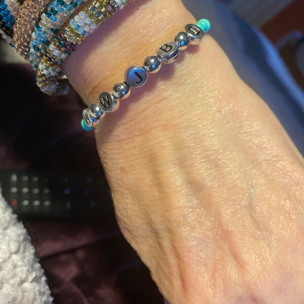 Jimmy Buffet Inspired WWJBD Beaded Wire Bracelet - Etsy