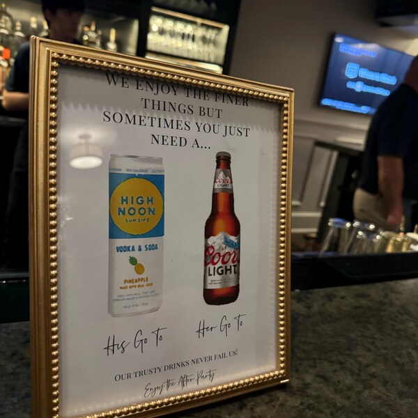 Graduation Signature Drink Template, Graduation Party Cocktail Sign ...