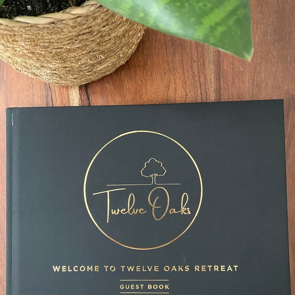 Custom Guest Book | Personalized Wedding Logo | Custom Wedding Monogram ...