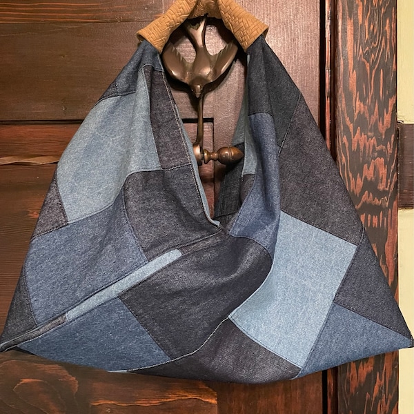 Folded Japanese Bag | PDF Sewing Pattern and Tutorial | Instant Digital ...