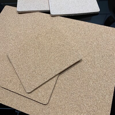 Set of 4 Elementry Purple Leatherboard Round Placemats and 4 - Etsy