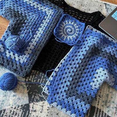 TANGLED Sun Crochet Square Pattern / PDF Written Pattern / - Etsy