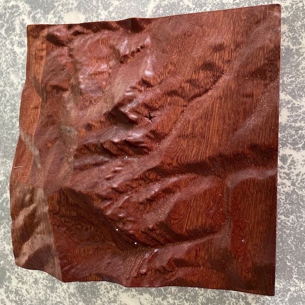 Custom 3D Wood Topographical Map. Anywhere in the World. Customizable ...