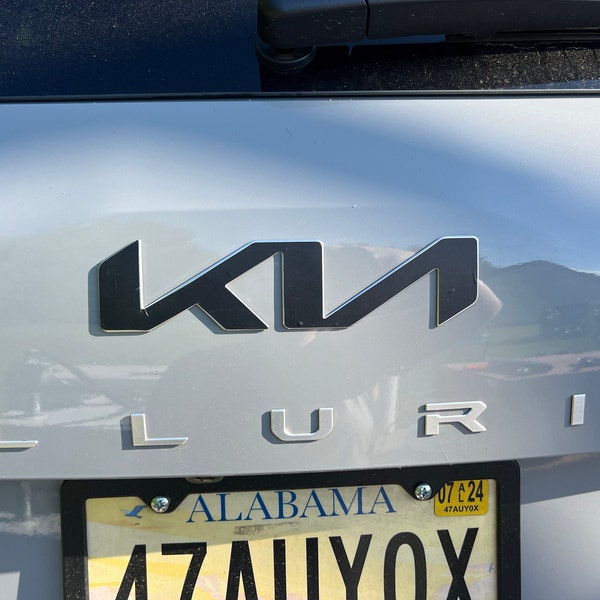 Kia Emblem Overlays (front & Back) | Durable Vinyl Decals for K5 ...