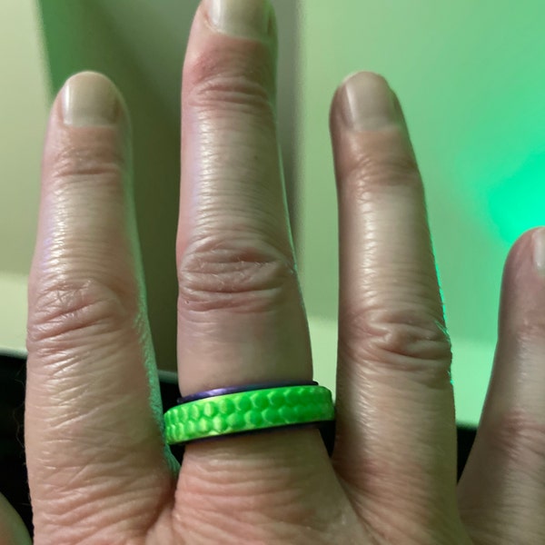 Fidget Ring Textured Spinner, Personalized Fidget Rings, Fidget Spinner ...