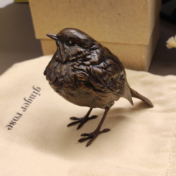 Limited Edition Bronze Robin Sculpture, 8th Anniversary - Countryside ...