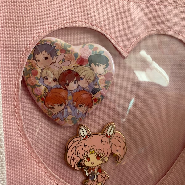 OHSHC Ouran High School Host Club Chibi Heart Holographic Sparkle Heart ...